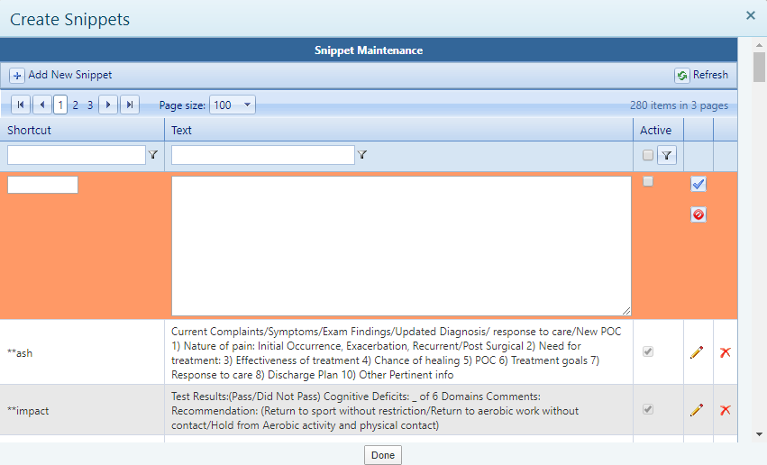 How to Add, Edit, and Delete Snippets – Practice Pro Knowledge Base How to Add, Edit, and Delete Snippets – Practice Pro Knowledge Base
