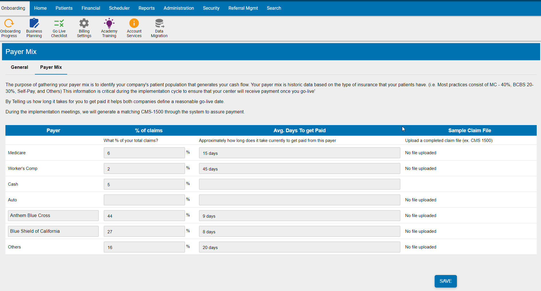 Payer Mix – Practice Pro Knowledge Base