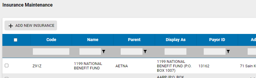 Insurance – Practice Pro Knowledge Base