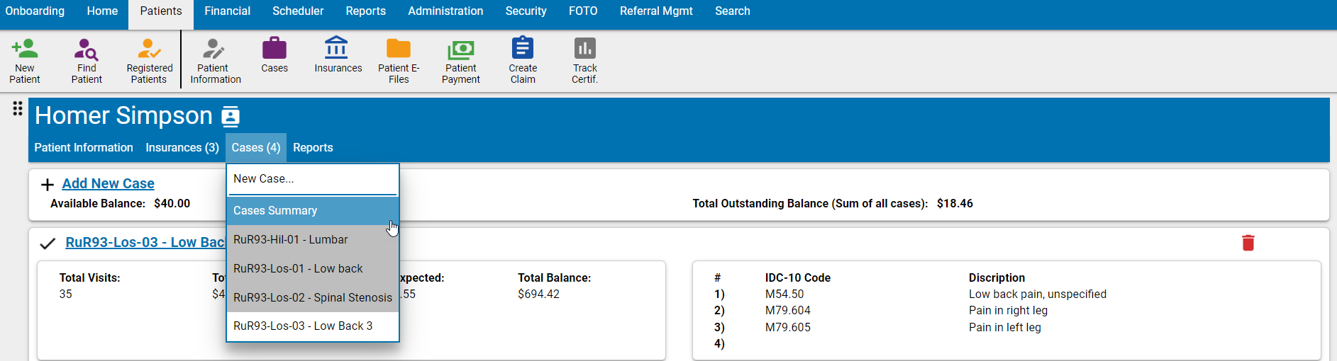 Deleting a Case – Practice Pro Knowledge Base