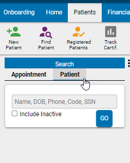 Search For A Patient – Practice Pro Knowledge Base
