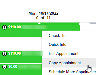 Copy and Paste Appointments – Practice Pro Knowledge Base